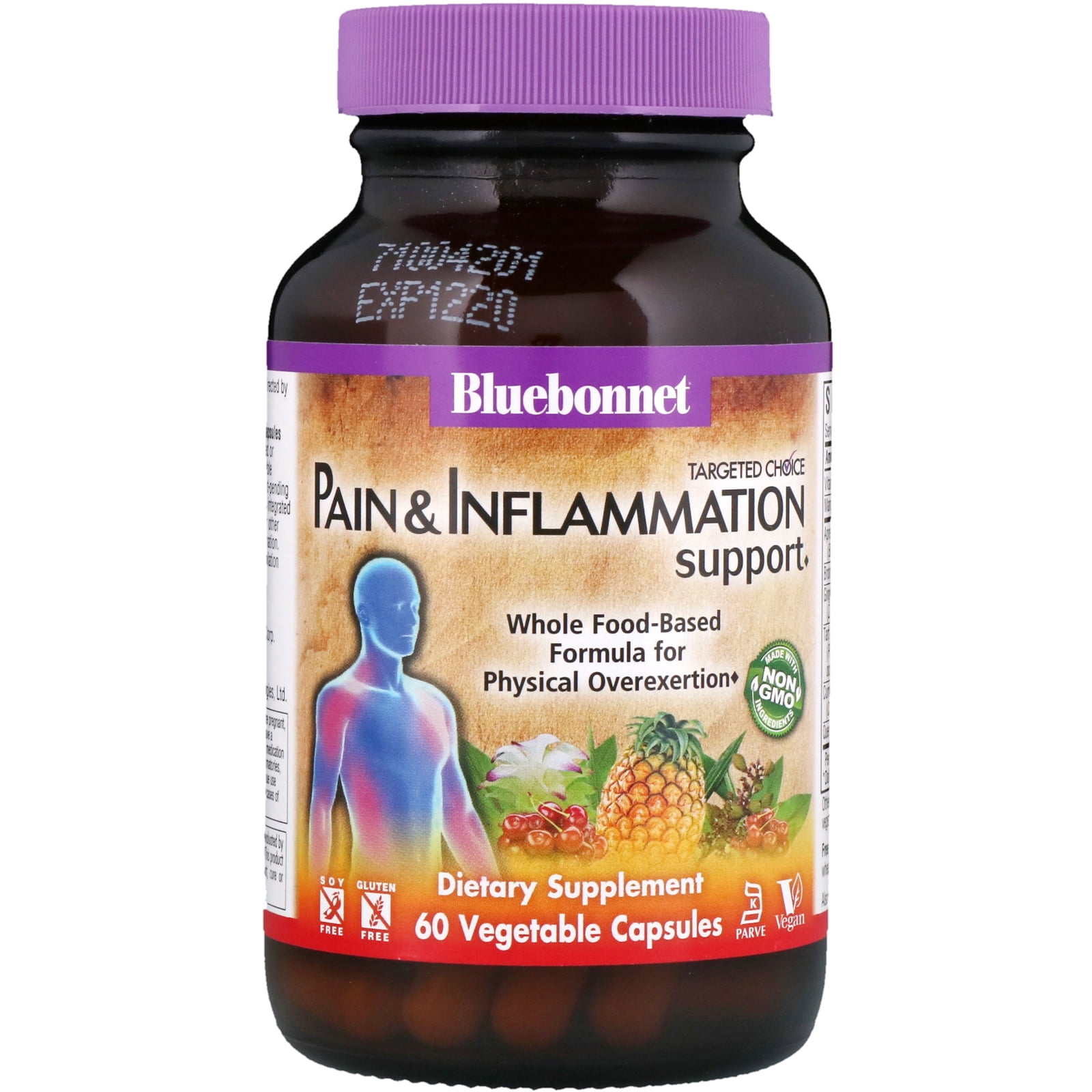 Bluebonnet Nutrition Targeted Choice Pain Inflammation Support 60 ...