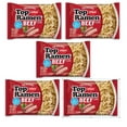 Nissin Top Ramen Beef Flavor Ramen Soup, 3 Oz (Pack of 5) - Walmart.com