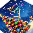 3drose, Shining Decorated Spruce Tree, Hare, Merry Christmas. Cool Art ...