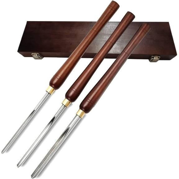 Lathe Chisel Set, Wood Turning Bowl Gouge Set With High Speed Steel ...