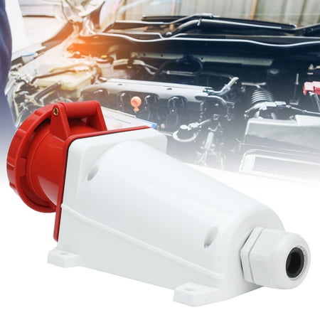 Loewten 3 Phase Waterproof Socket,Waterproof Power Connector,Industrial ...