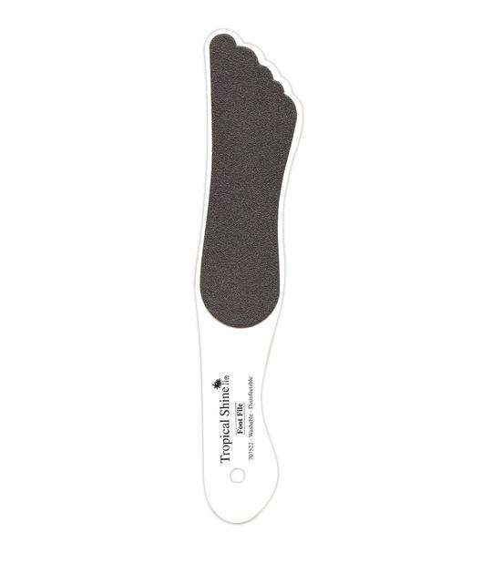 Tropical Shine Nail File Large Black Foot File 100/ 180 (Coarse/ Medium ...
