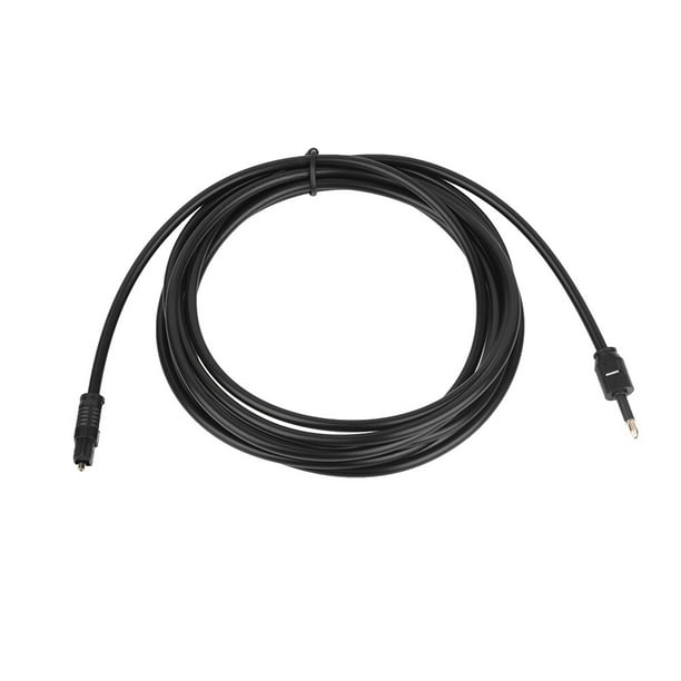 Cable de Fibra Óptica de Audio 3.5 Cable de Audio Óptico Digital (3 ...