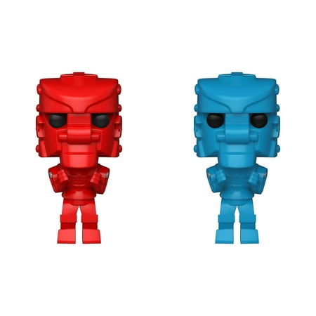 Funko Vinyl: POP! Mattel Collectors Set - Rock Em Sock Em Robot Blue ...