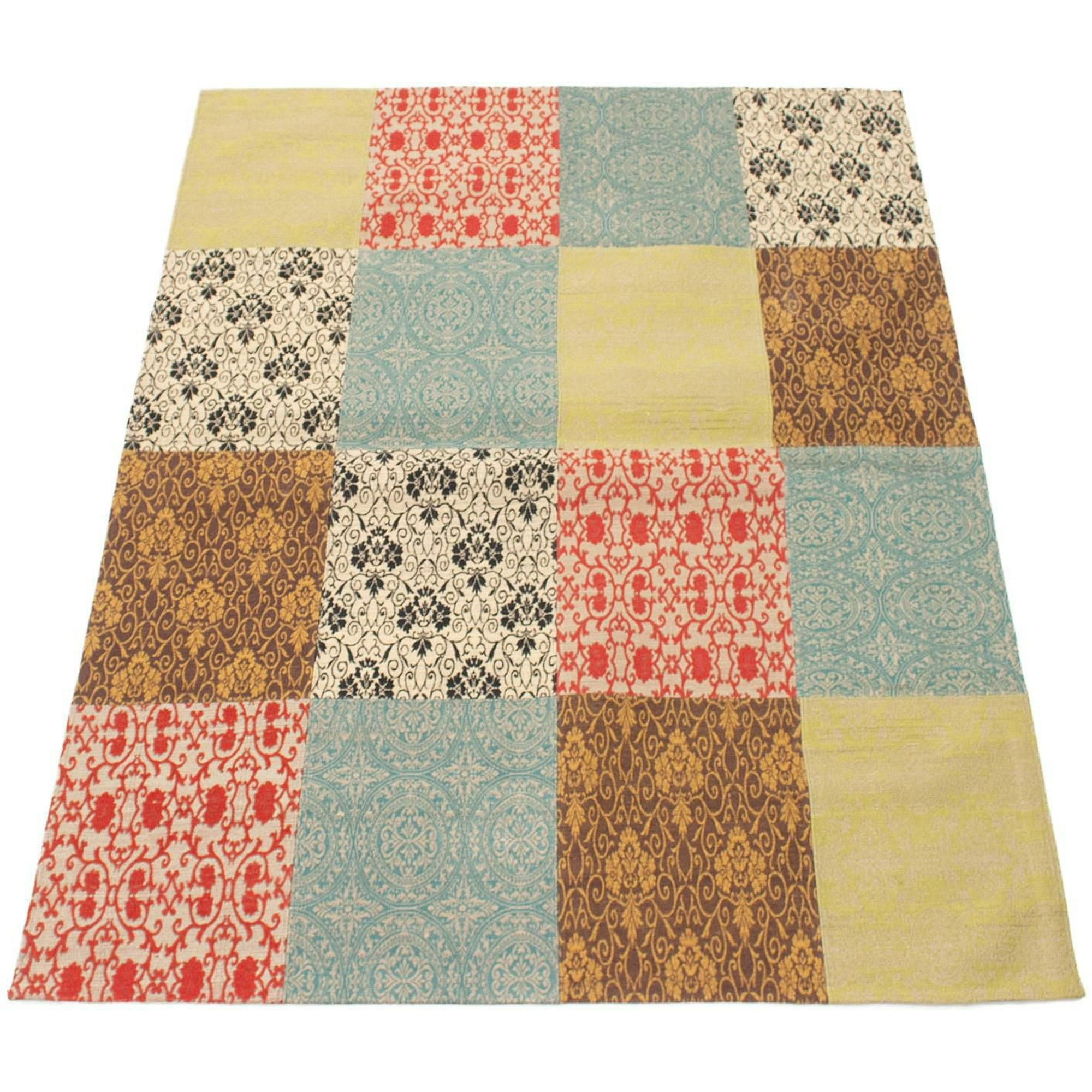 Click here for Ecarpetgallery 58 X 76 Transitional Collage Handma... prices