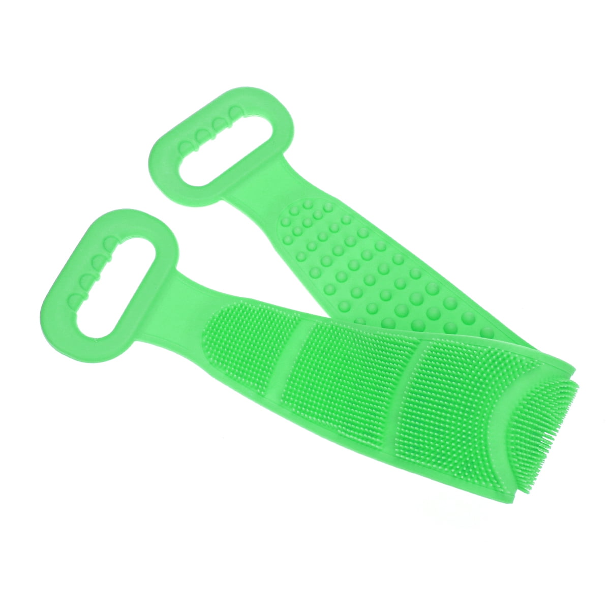 Exfoliating Back Scrubber Silicone Loofah Bath Shower Strap Spa Skin