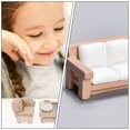 1 Set Miniature Furniture Dollhouse Furniture Tiny House Sofa Tea Table Small Furniture Toys