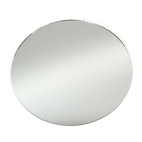 Darice Silver Smooth Flat Round Floral Mirror, 6 Inches - Walmart.com