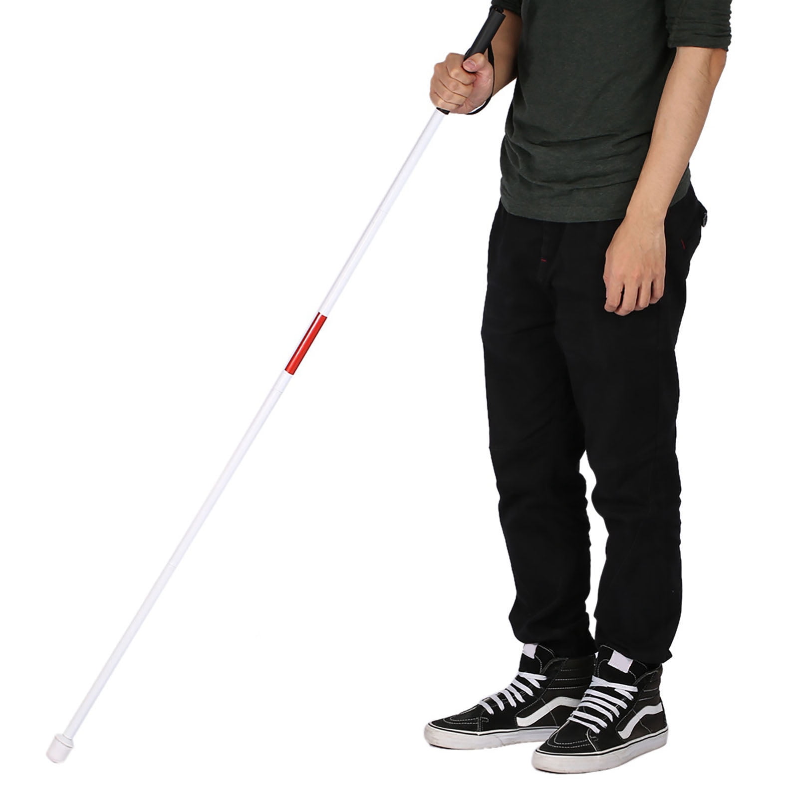 Click here for Loewten White Cane For  127cm 4-Sections Aluminum... prices