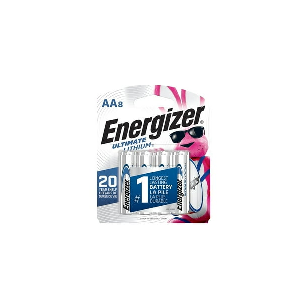 Energizer Ultimate Lithium Aa Batteries 8 Pack Lithium Li