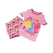 Disney Princess Girls Short Sleeve Top & Shorts Pajamas, 2-Piece Set ...