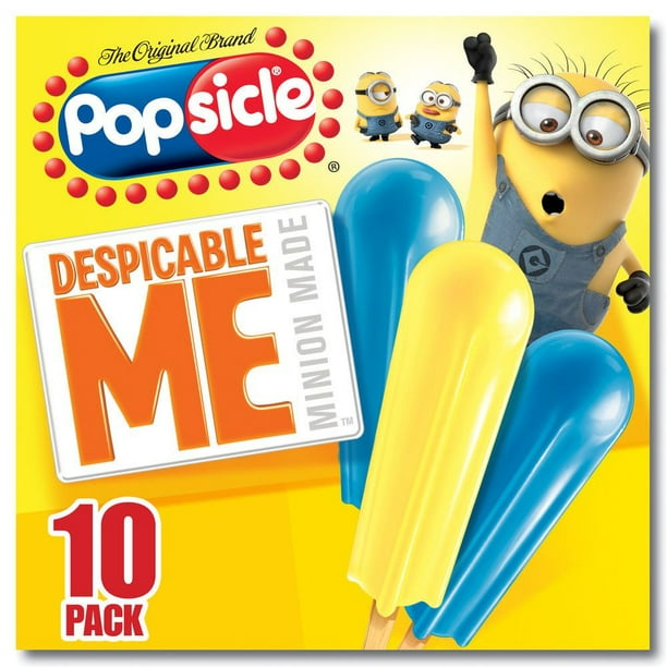 Popsicle Popscicle Minions Ice Pops 10 Pc - Walmart.ca