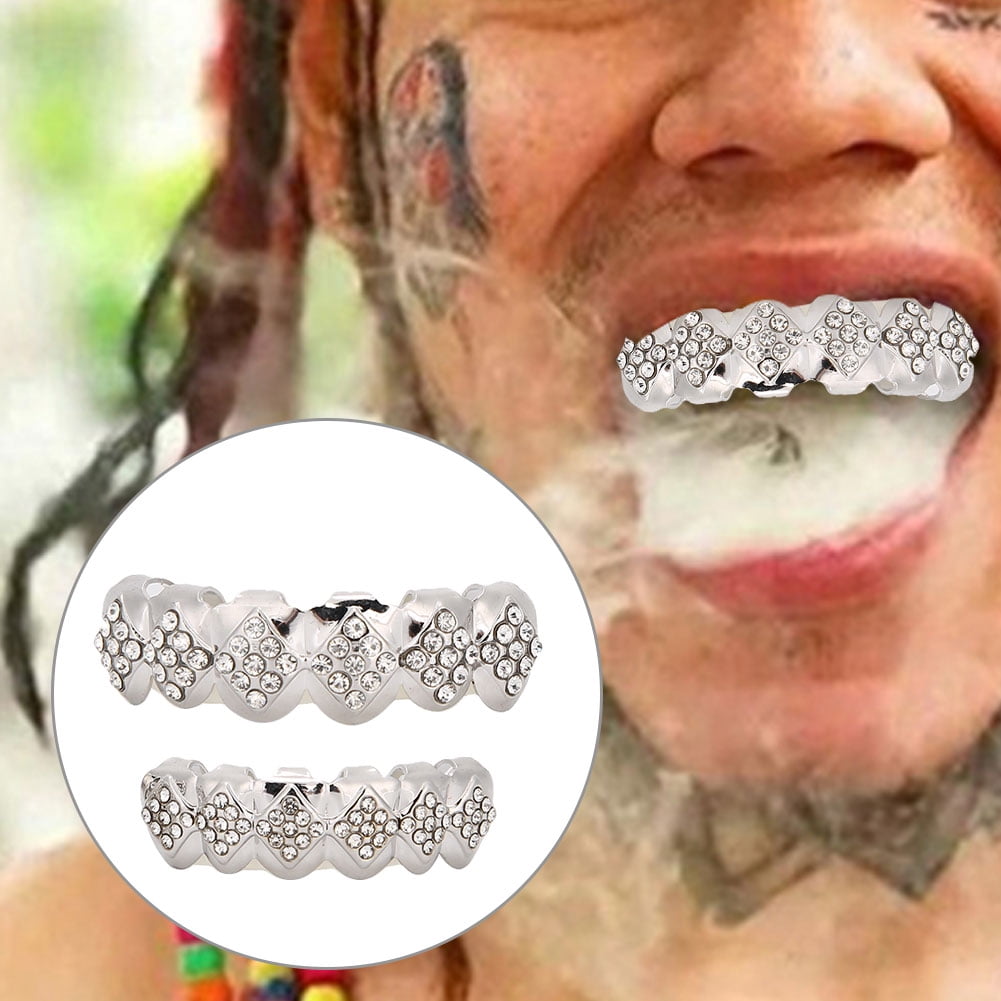 Hip Hop Grillzteeth Teeth Set Bling Teeth Accessory Decoration For ...