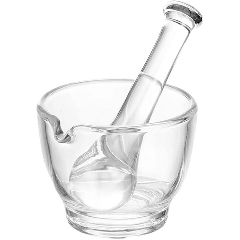 Glass Mortar And Pestle