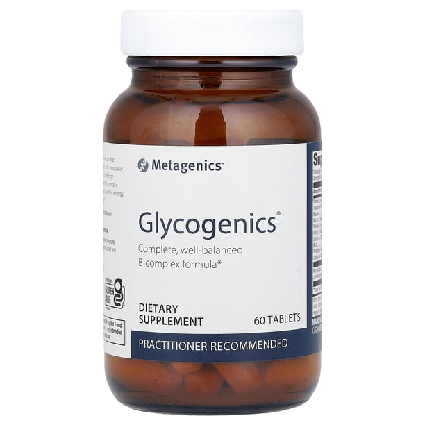 Suplemento Metagenics Glycogenics 60 comprimidos | Bodega Aurrera en línea