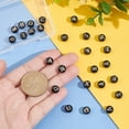 1Box 26Pcs 26 Styles Natural Sea Shell Beads Flat Round with Spray ...