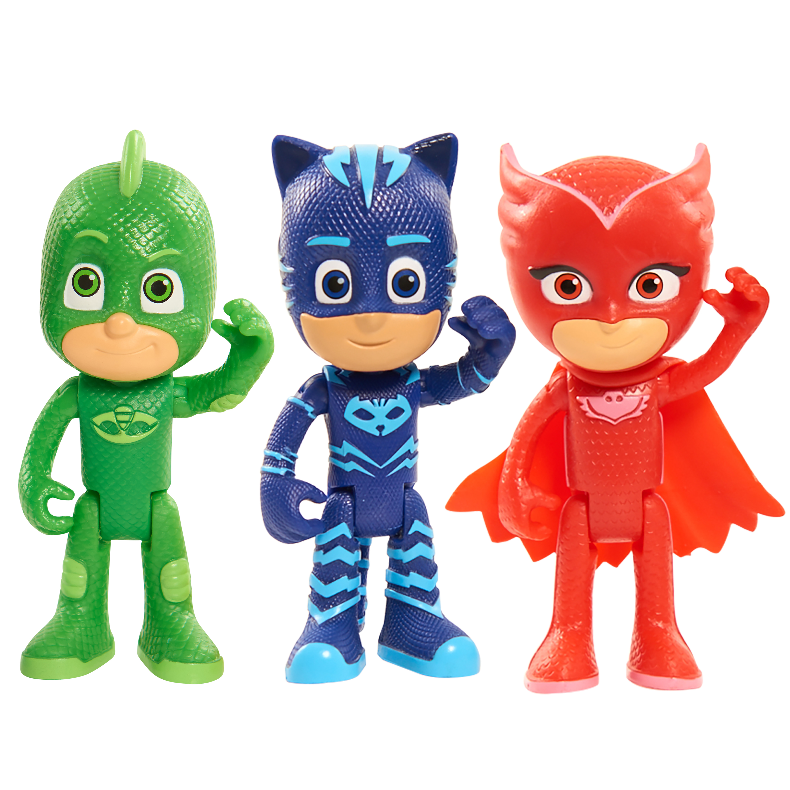 PJ Masks Articulated Figures 3pk Includes Catboy Owlette Gekko