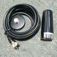 Dual-Band Antenna + Magnetic Mount PL-259 UHF Set For Car Mobile Radio ...
