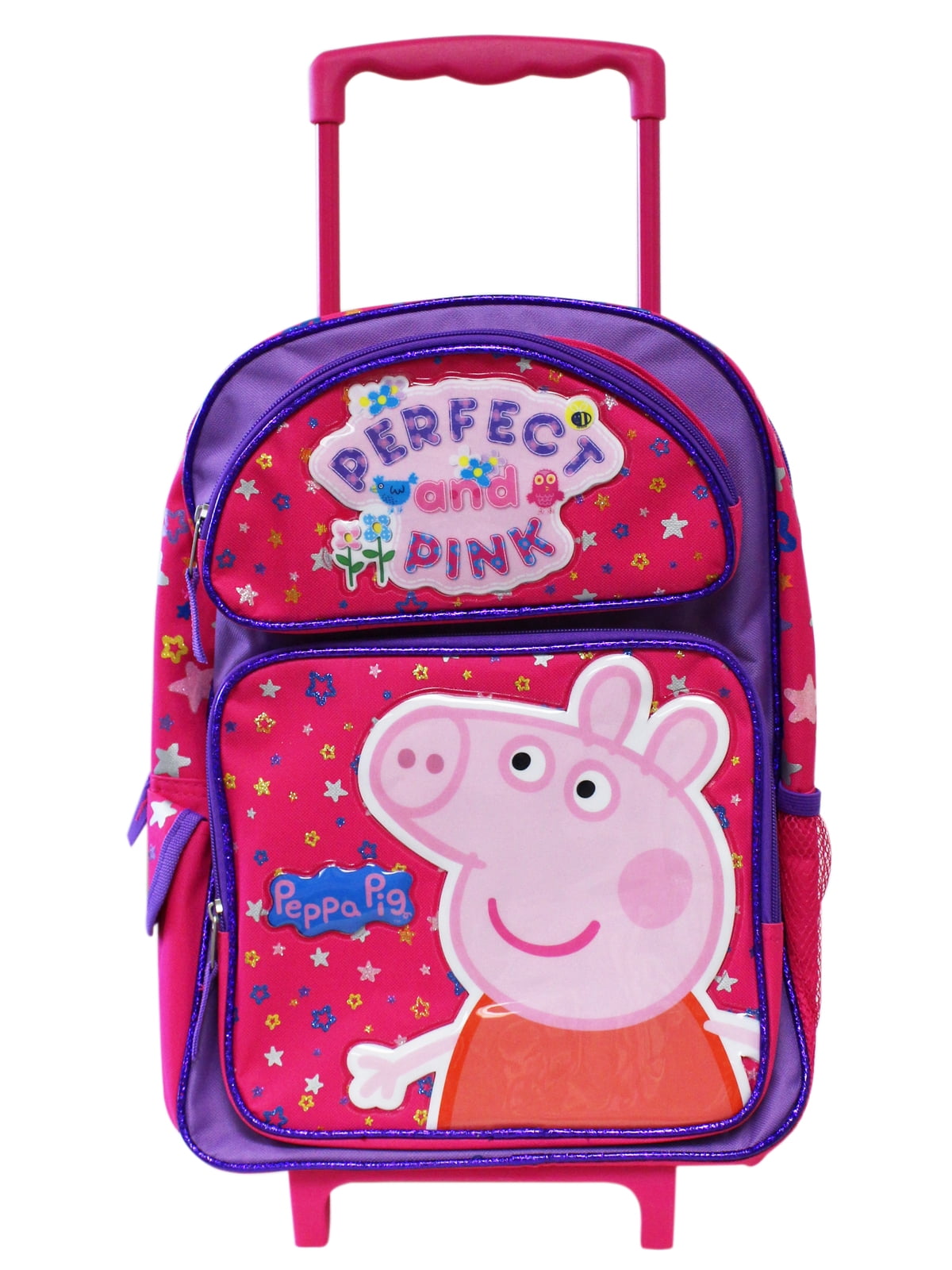 Perfect and Pink Full Size Rolling Backpack (16in) - Walmart.com