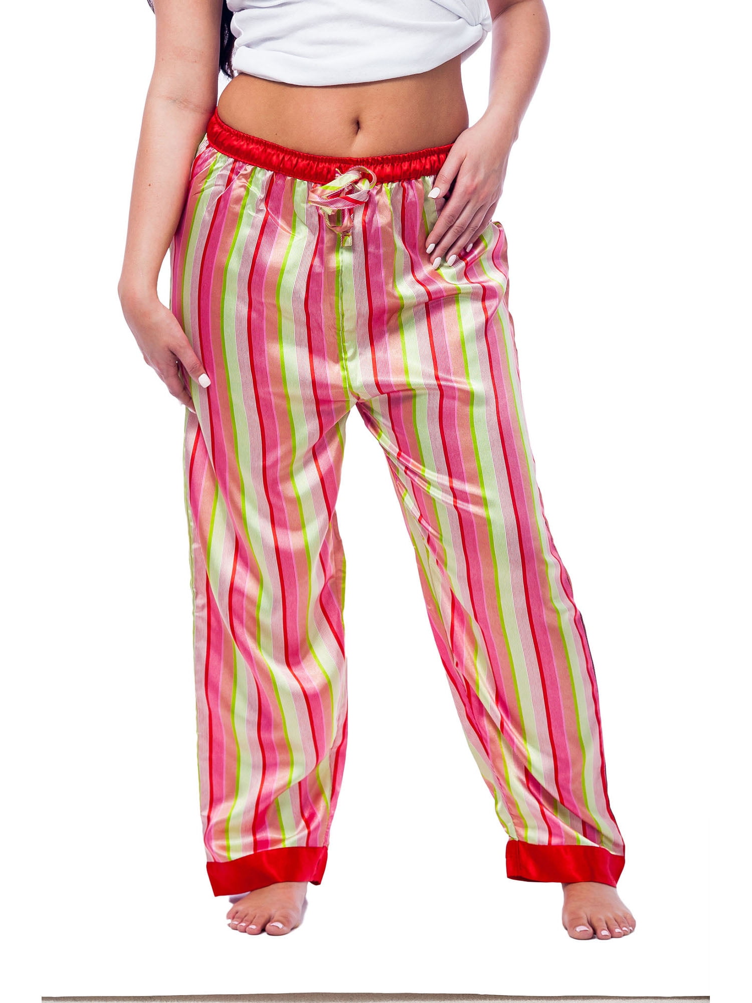Up2date Fashion's Women's Satin Lounge Pants / Pajama Bottoms / Sleep ...
