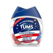 Tums Chewy Delights Ultra Strength Heartburn Relief Antacid Soft Chews ...