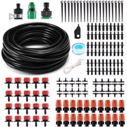 Elgo 2-in-1 Watering Kit Combo, Micro Sprinklers and 82' Drip Line ...