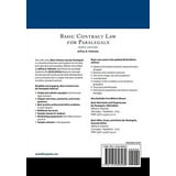 Basic Contract Law for Paralegals - Walmart.com