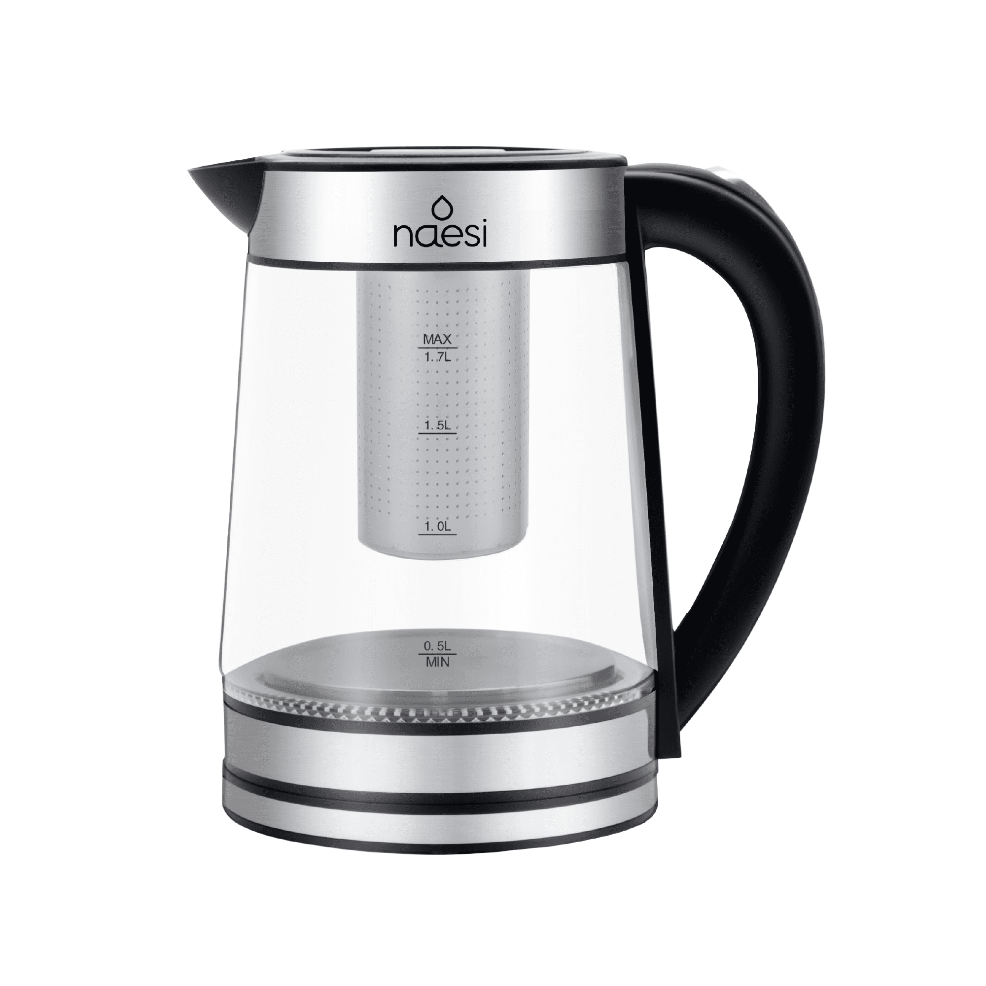 Tetera Eléctrica Con Infusor 1.7 L Naesi AN302 | Bodega Aurrera en línea