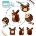 DolliBu Snug-Mooshies Moose Stuffed Animal Plush Toy - Wild Life Super ...