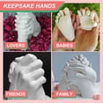 Keepsake Hands Casting Kit Diy Plaster Statue Molding Kit, Hand Holding ...