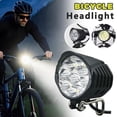 2-in-1 Bicycle Headlight with Horn 18W Super Bright LED Waterproof ...