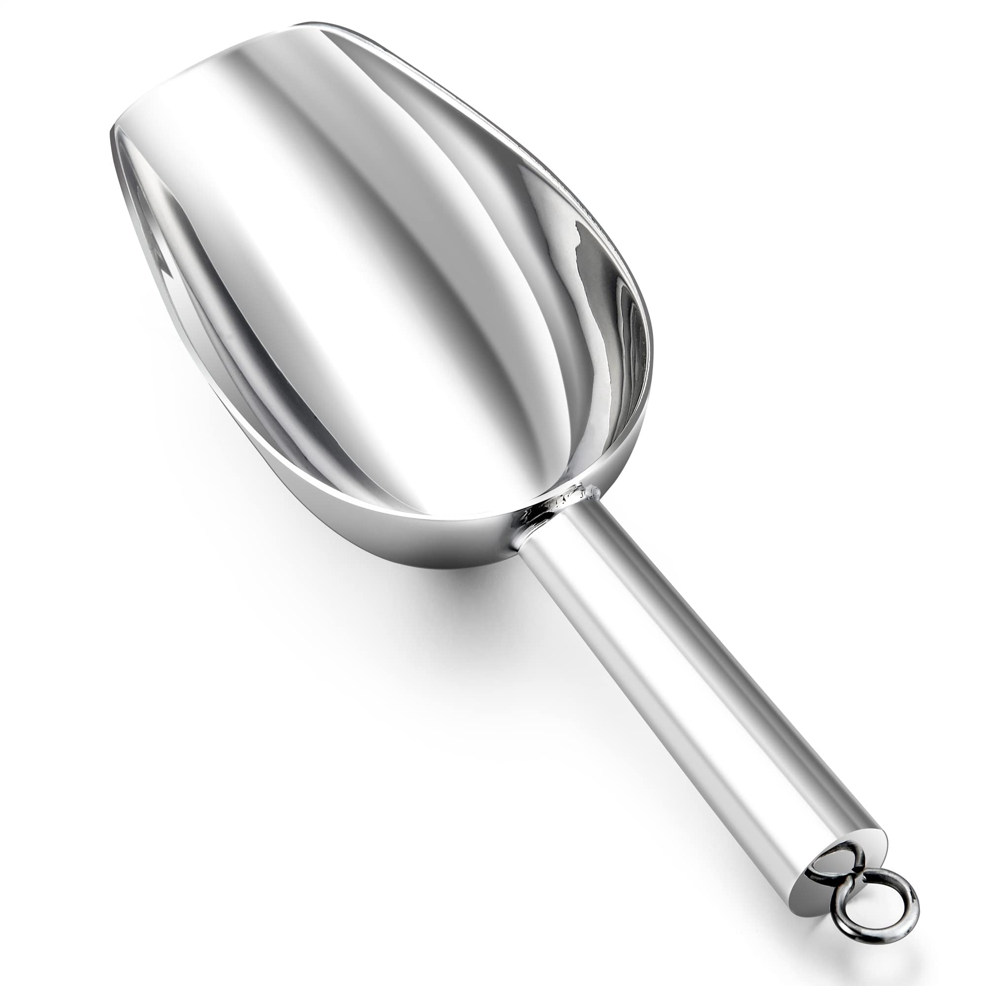 Cuchara de acero inoxidable de metal para harina comestible, azúcar ...