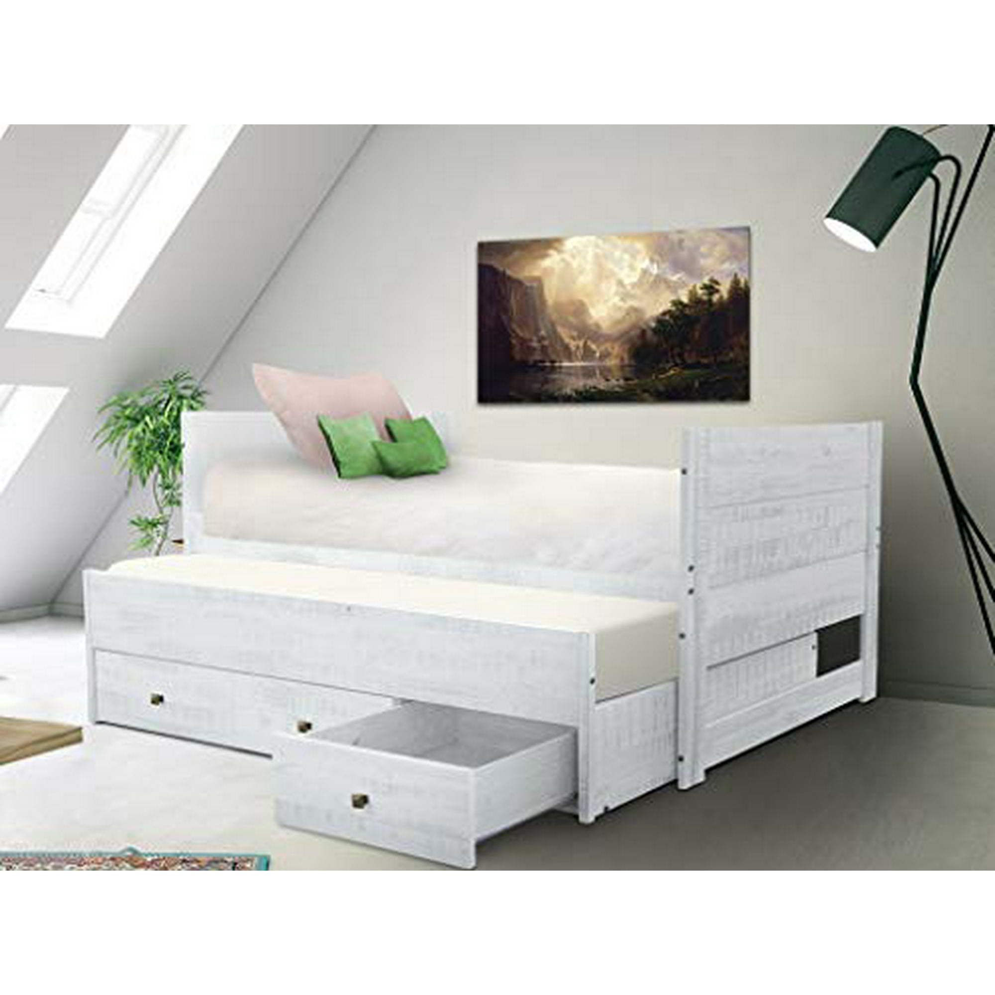 Click here for Bedz King All In One Bed With Twin Trundle And 3 B... prices