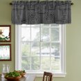 2 Pack Ink Black Arches Valance for Window Abstract Modern Minimalist ...
