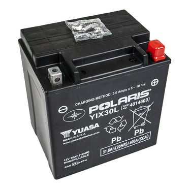 Polaris Battery, Flooded, Filled, 575 CCA, Genuine OEM Part 4014132-P ...