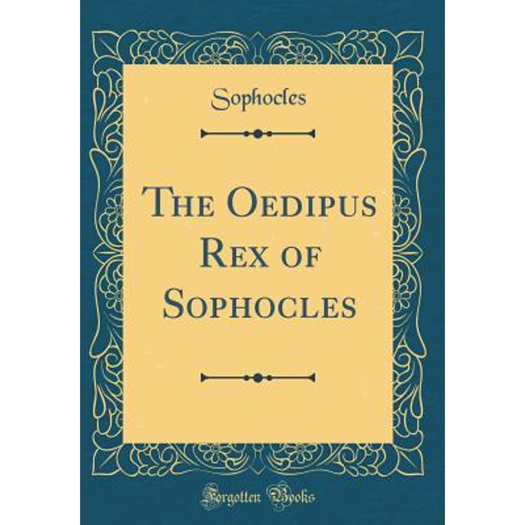 Oedipus Rex Book