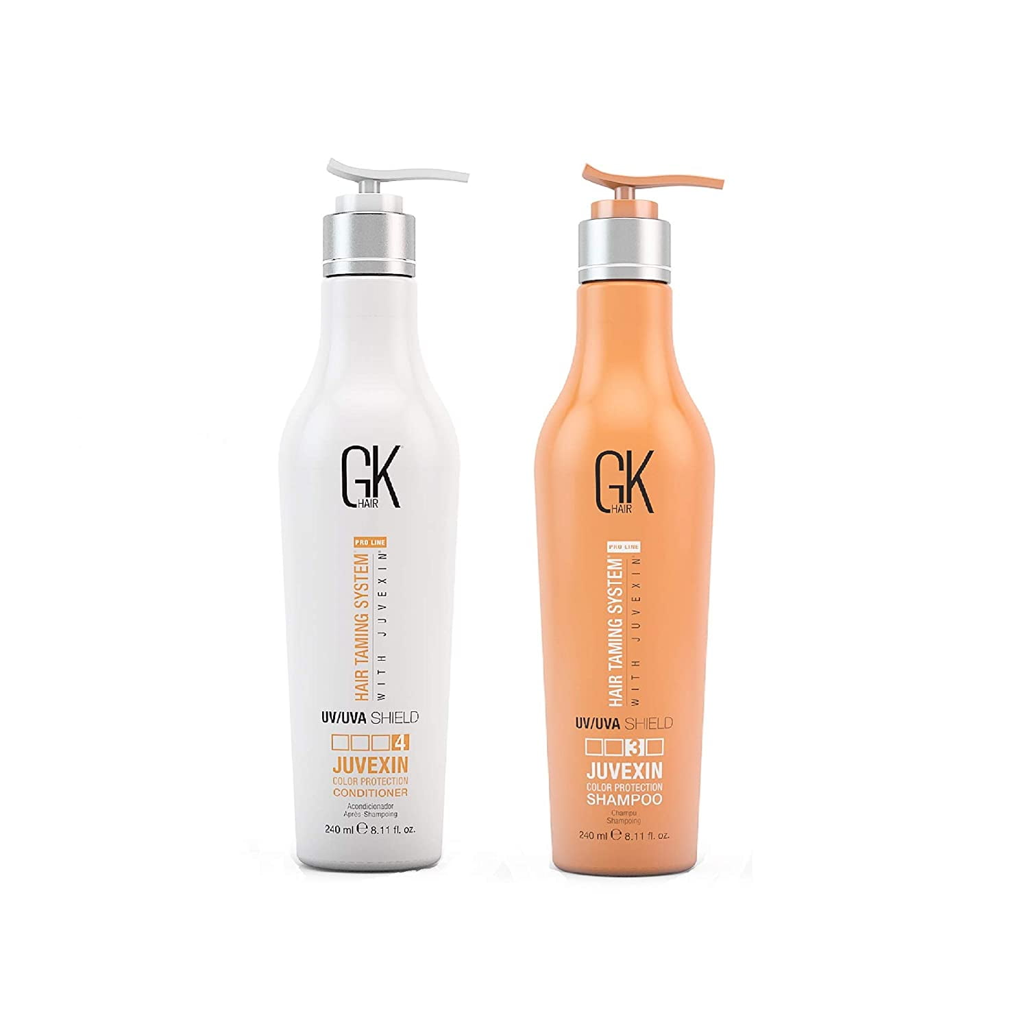 Global Keratin GK hair Juvexin Shield Shampoo & Conditioner (240ml/8 ...