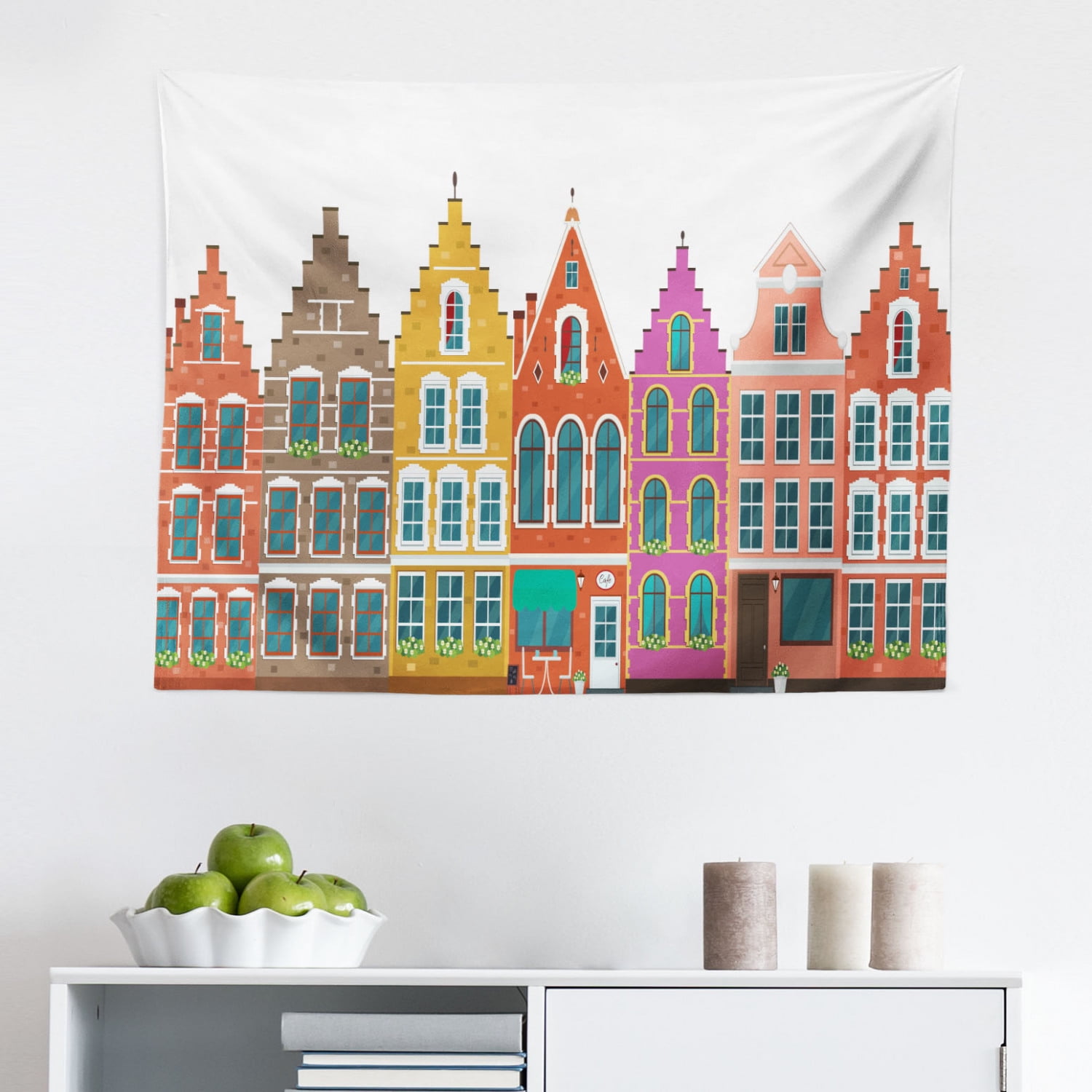 Amsterdam Tapestry, Dutch Girl in Traditional Clothes Symbolizing ...