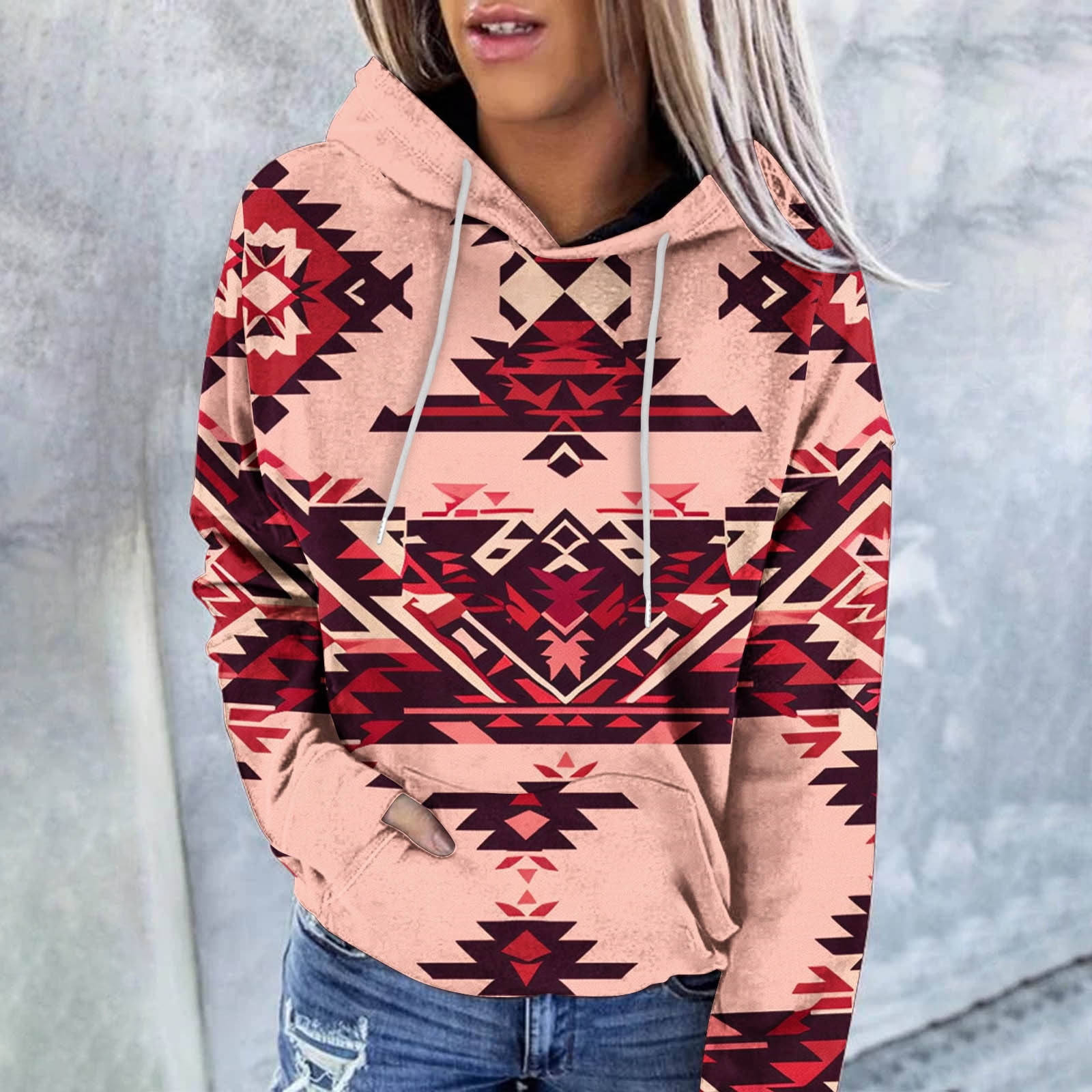 Click here for Jsaierl Womens Western Ethnic Hooded Sweatshirts A... prices