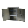Omnimed Double Door Stainless Steel Narcotic Cabinet with 2 shelves (15 ...