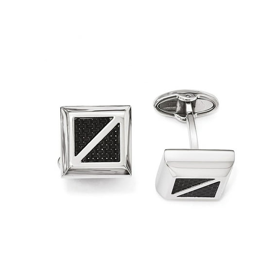 Stainless Steel Polished Cuff Links - Walmart.com
