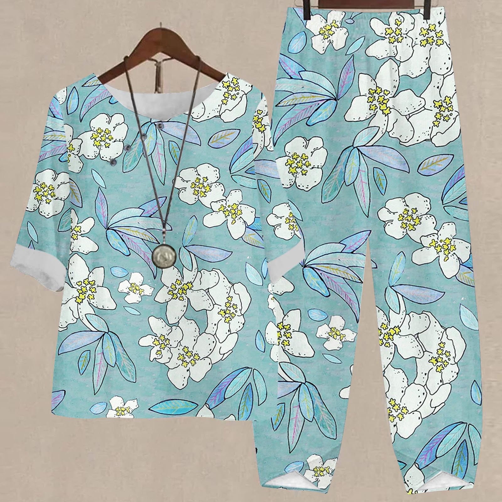 Click here for Fankiway Ladies Fashion Flower Print Short Sleeve... prices