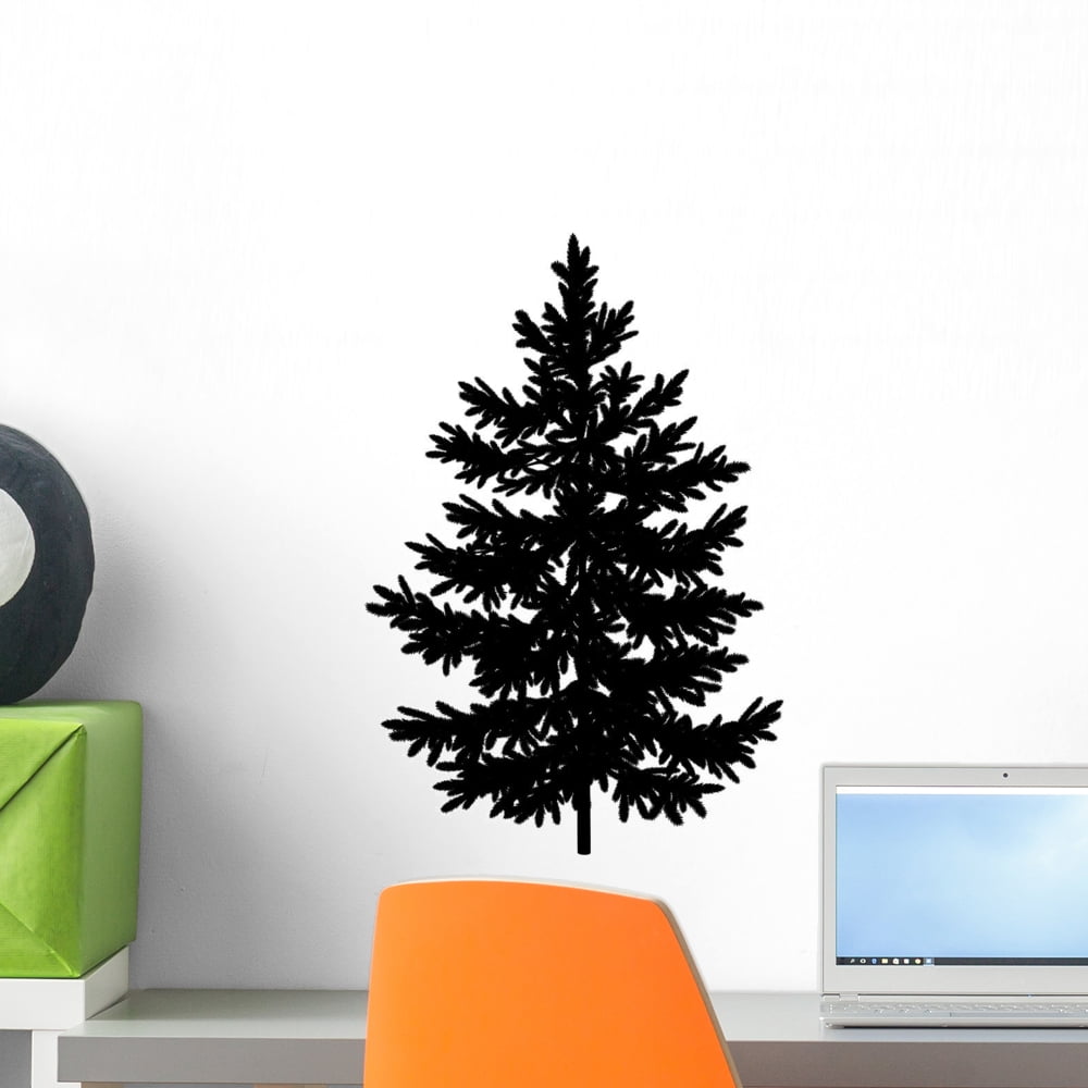 Christmas Spruce Fir Tree Wall Mural by Wallmonkeys Peel and Stick ...