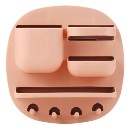 Self Adhesive Storage Box, Stable Firm Disc Shape Wall Mount Storage ...