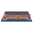 Carpets for Kids Color Blocks Seating Rug, Classroom/Playroom, 6 ft. x ...
