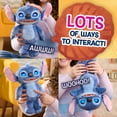 Disney Stitch Many Moods 34 cm Interactive Plush Toy, 50+ Sounds ...