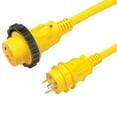Cordset, 30A 125V, 50', Yellow - Walmart.com