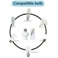Remote Control Light Bulb Socket, Bukeer E26 E27 Bulb Lamp Holder with ...