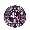 American Flag Banner – Wooden Hanging Decoration For Home And Porch ...