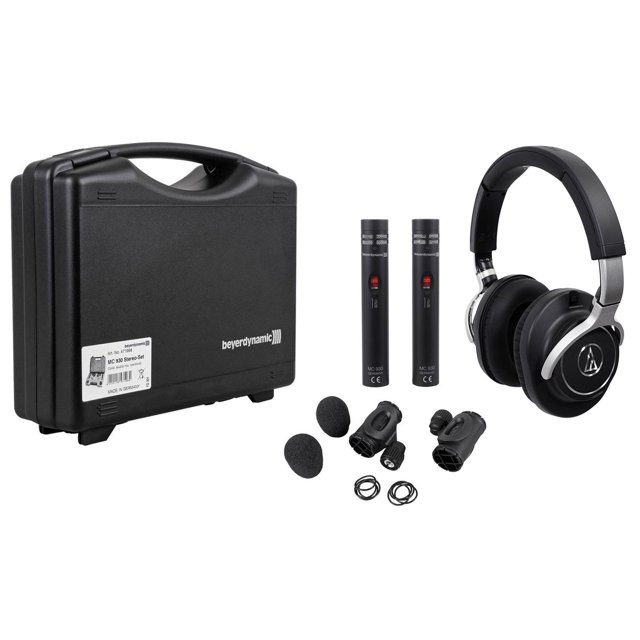 Beyerdynamic MC930-STEREO-SET Microphones+Audio Technica ATH-M70X ...